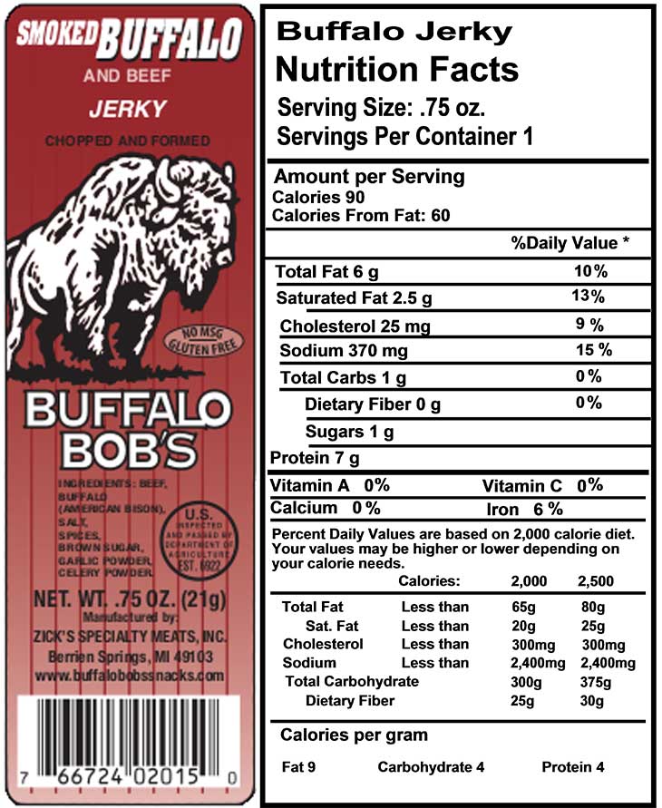 Smoked Buffalo with Beef Jerky – Buffalo Bobs Snacks
